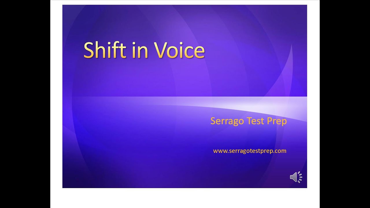 Shift in Voice - YouTube