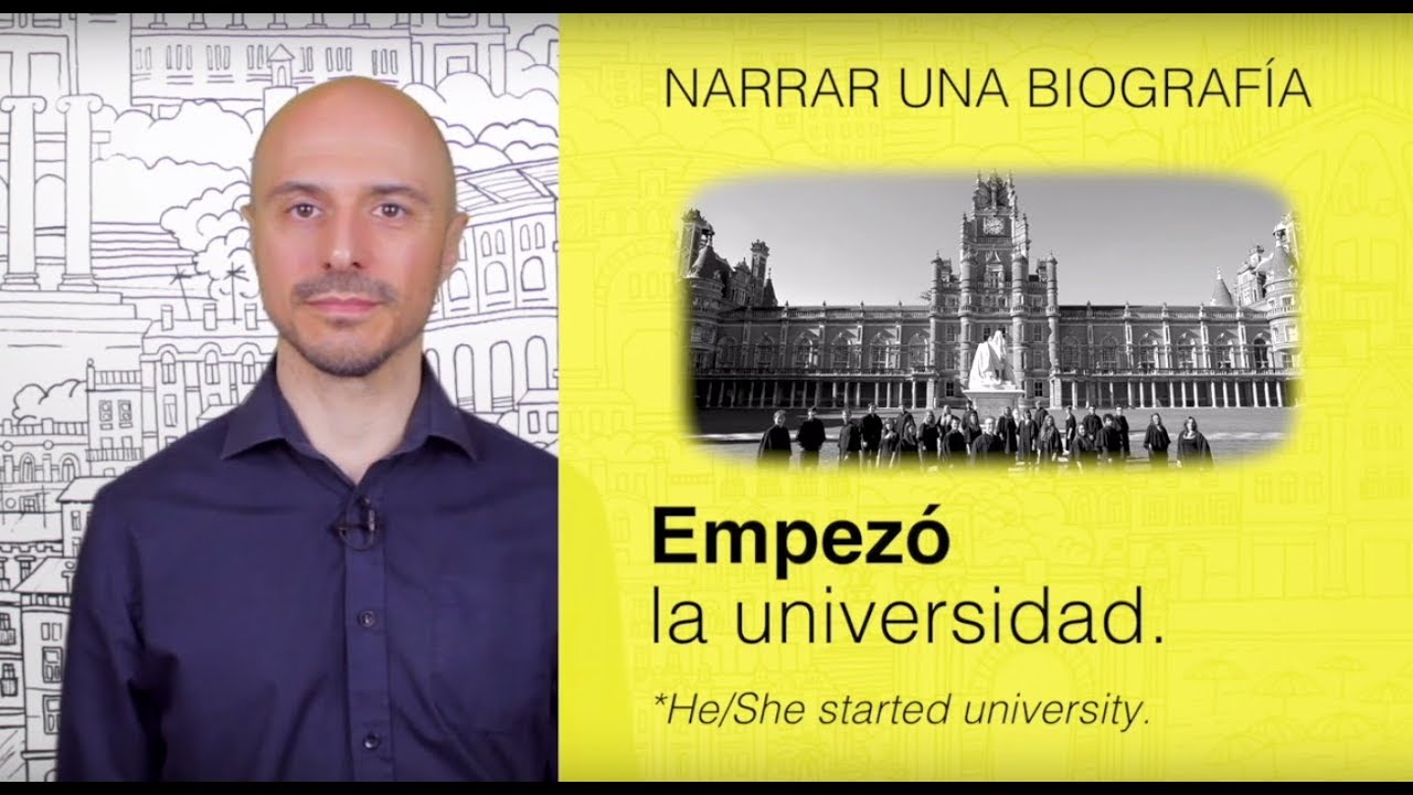 Learn Spanish:(101) Telling a biography - YouTube