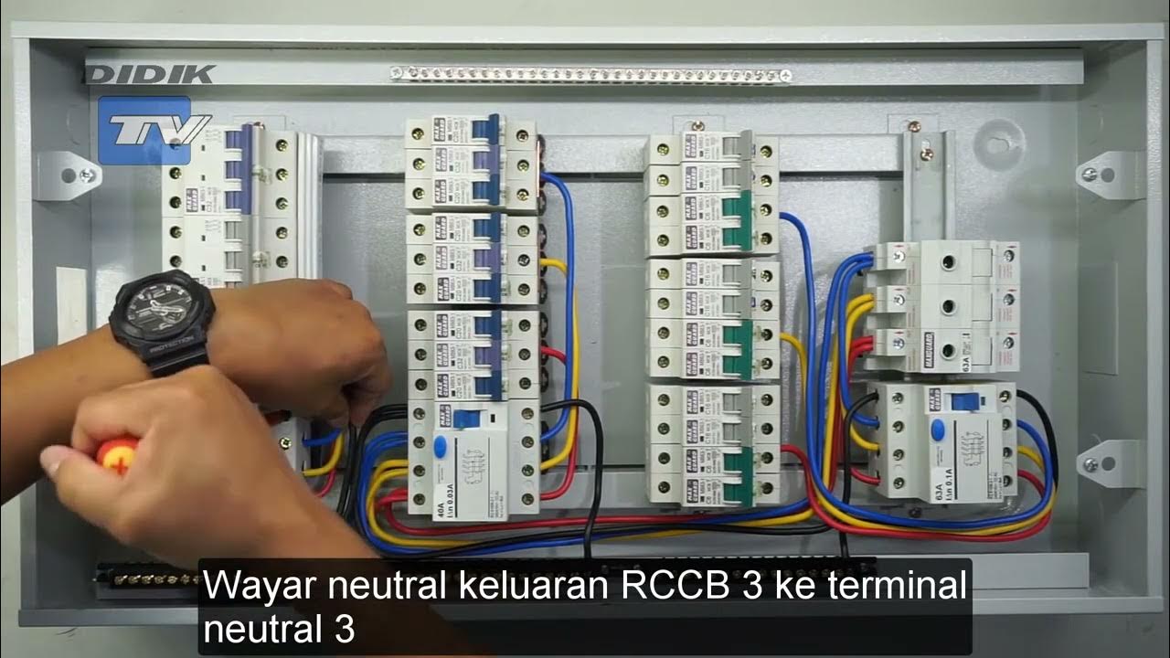 Three Phase DB Wiring - YouTube