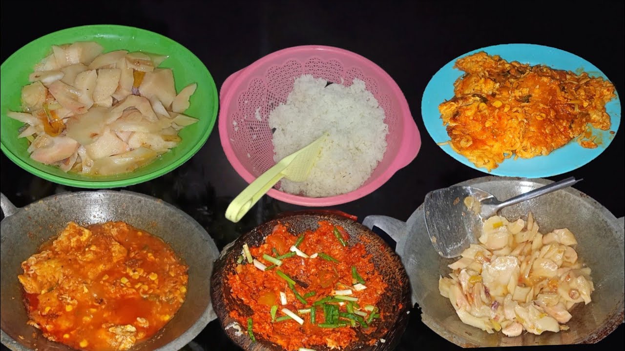 MEMASAK TUMIS REBUNG HASIL ALAM SAMBAL BALADO MIE TELUR BUMBU PEDAS ...
