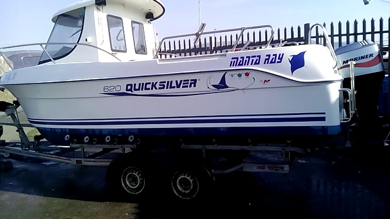 Quicksilver 620 pilothouse - YouTube