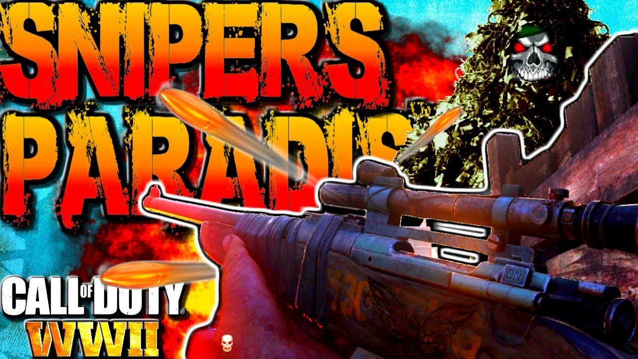SMG Gameplay On The Biggest COD WW2 Sniping Map?! Call Of Duty World ...