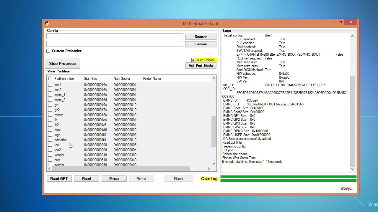 #Ribak Tool,Erase nvram nvdata mediatek - YouTube