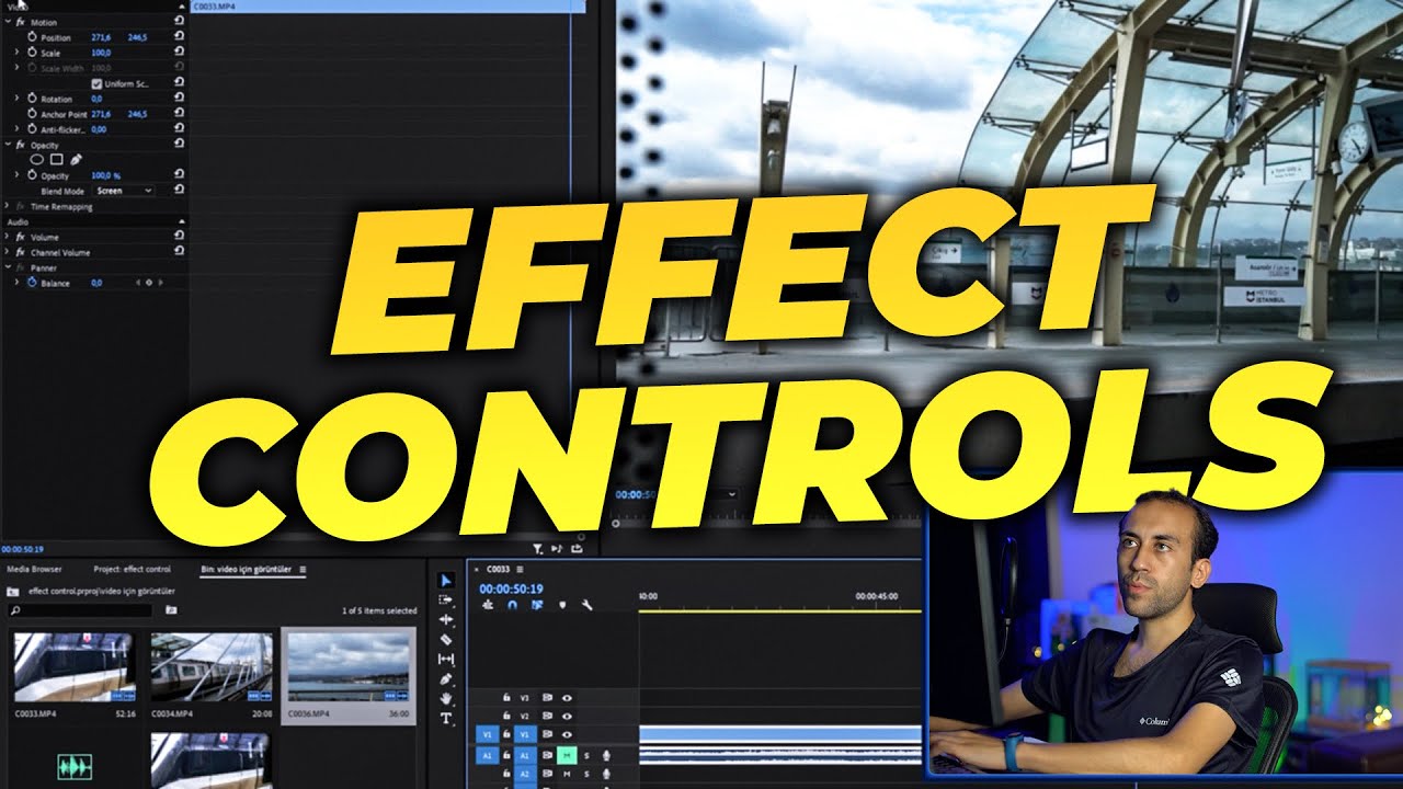 Effect Control Paneli Detaylı Anlatım | premiere pro 101 - YouTube
