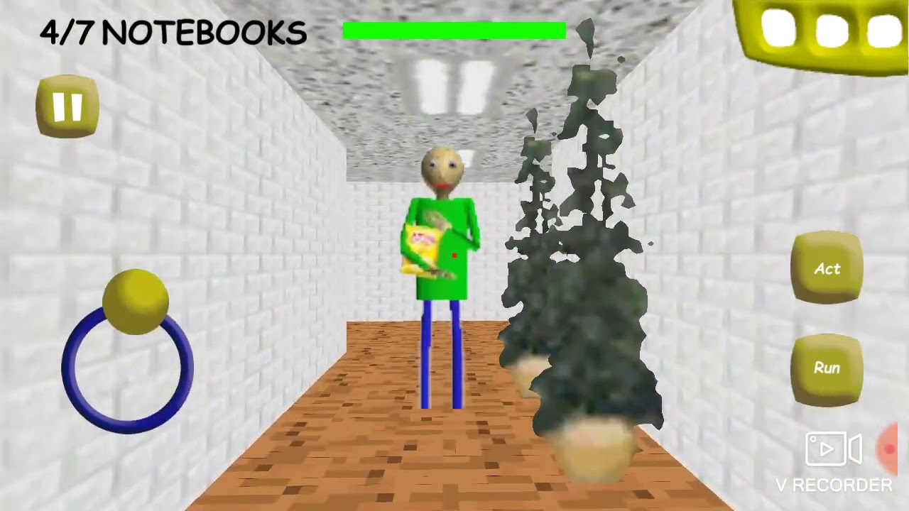 First time ever playing baldi lol - YouTube