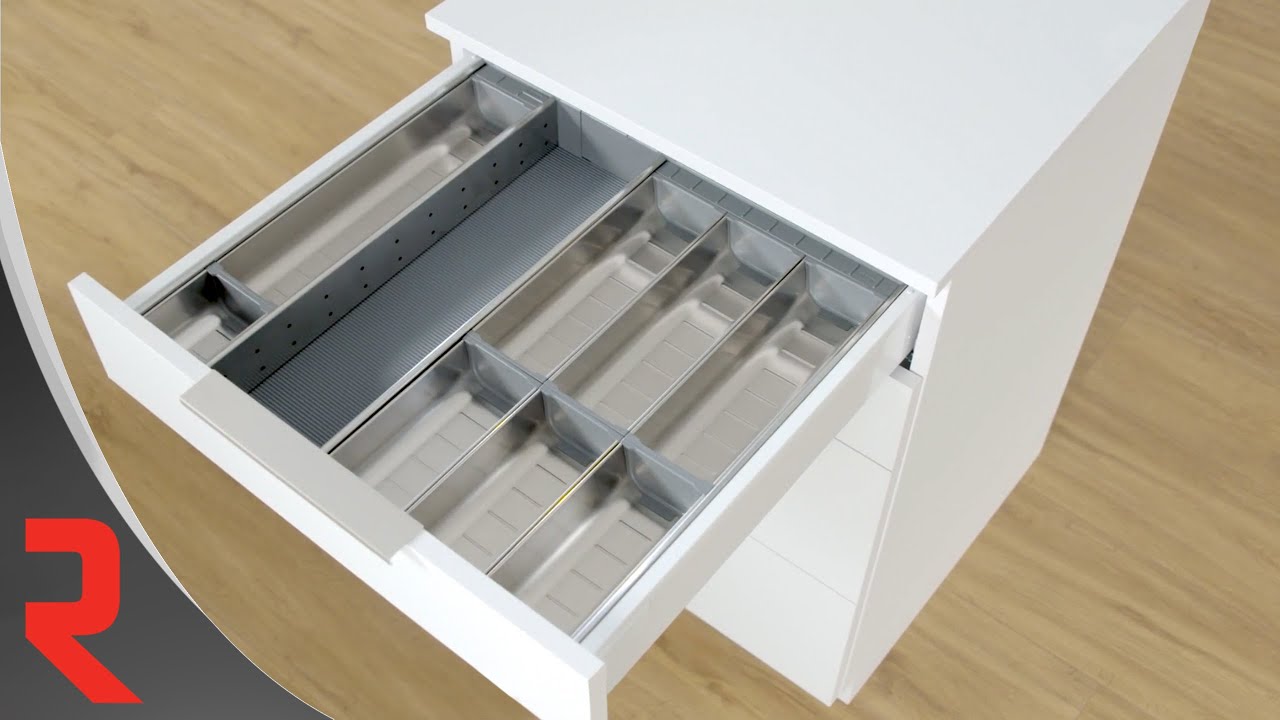 ORGA-LINE Utensil dividers and containers - YouTube