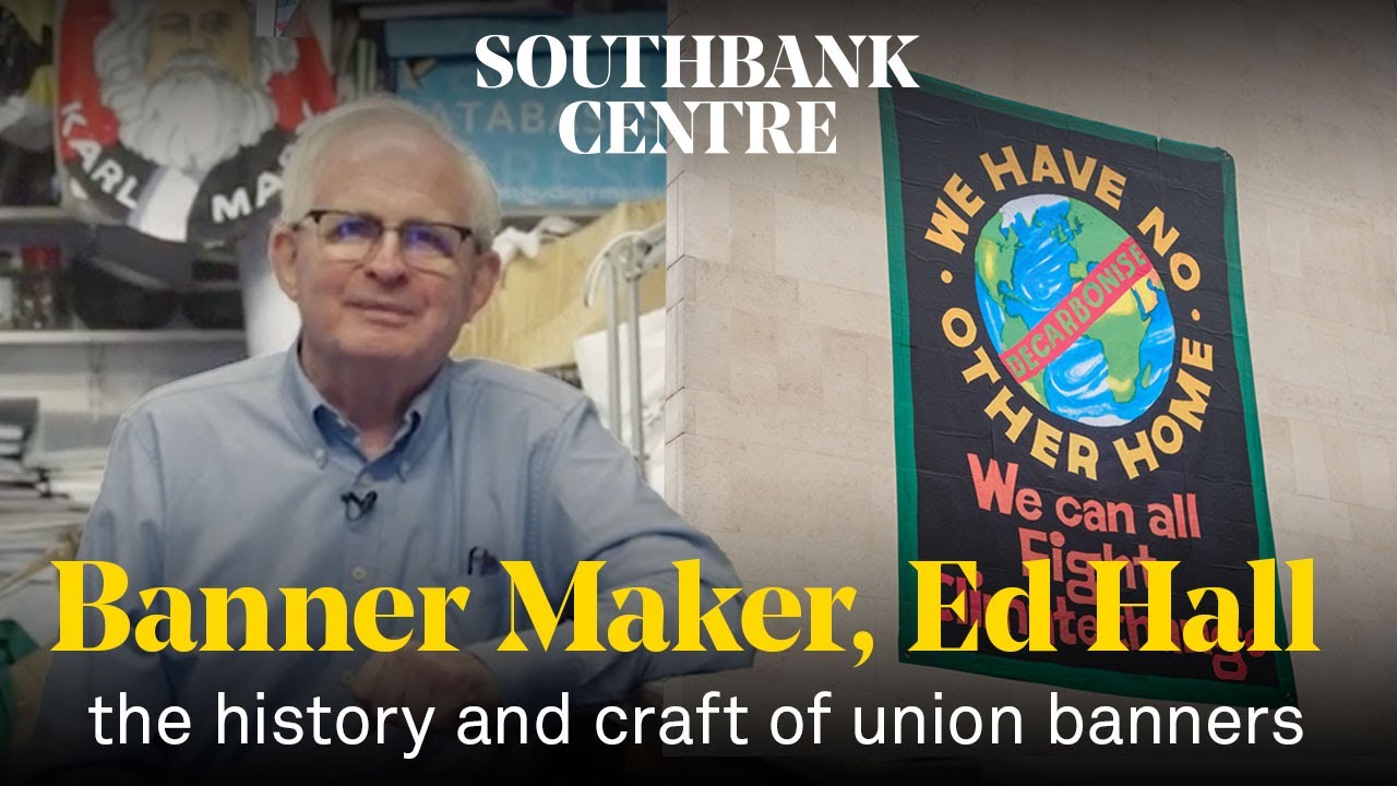 Ed Hall on the history and craft of union banners - YouTube