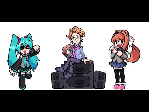 (Popipo) miku vs monika