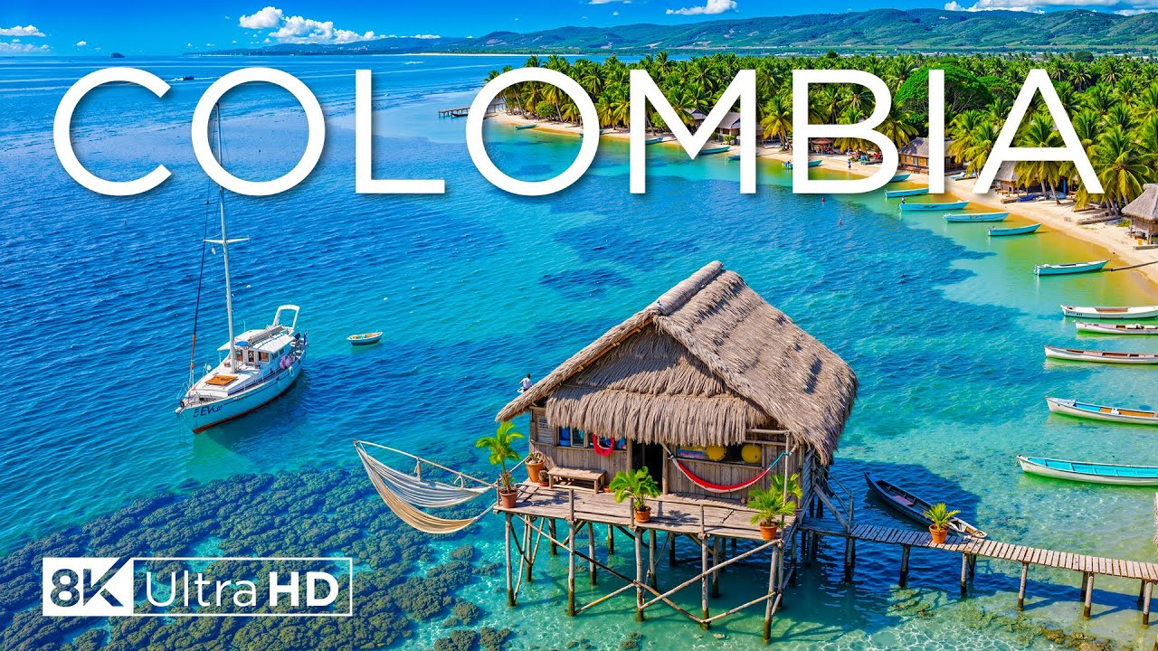 Colombia 8K – Discover the Beauty of Tropical Landscapes, Colorful ...