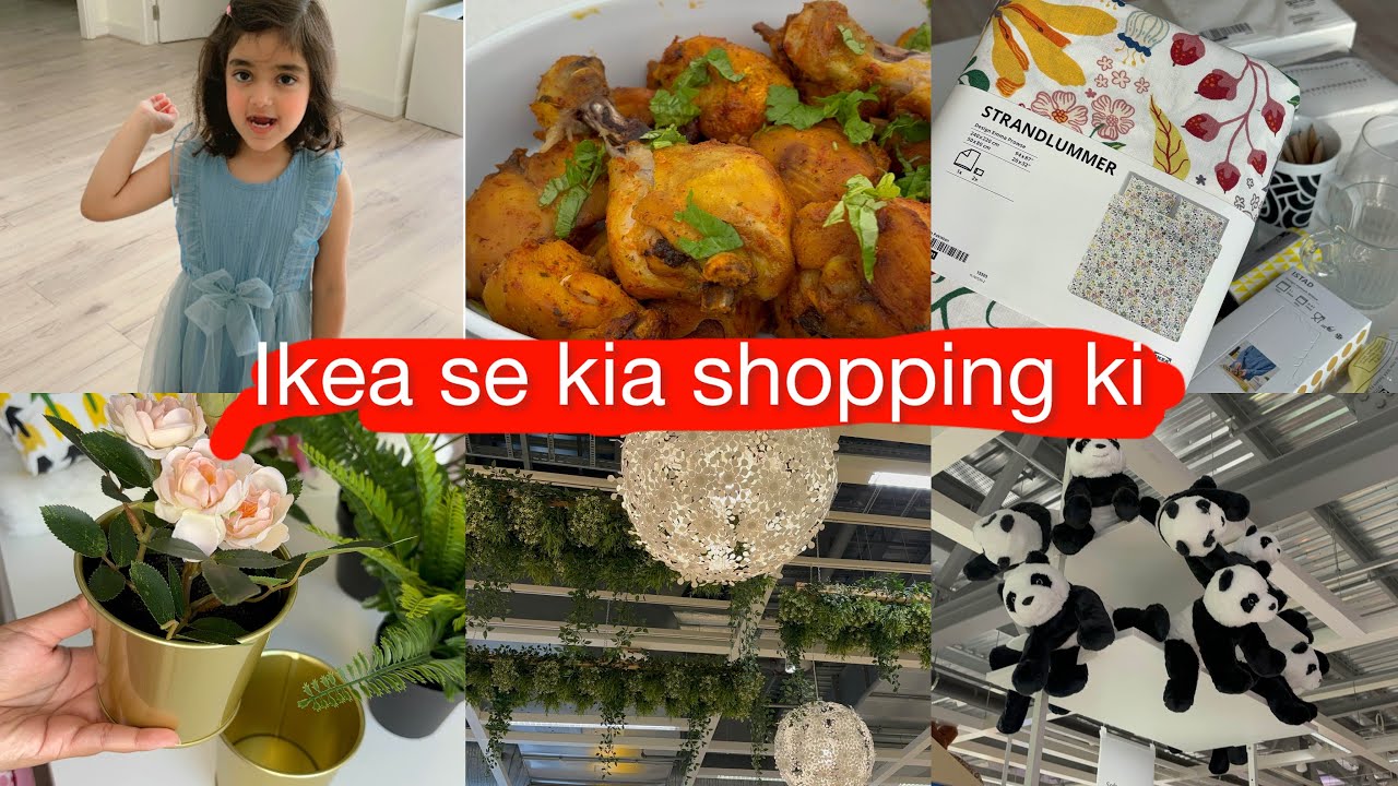 ||Daily routine in Ireland ||Shopping from Ikea ||Baking Chicken Tikka ...