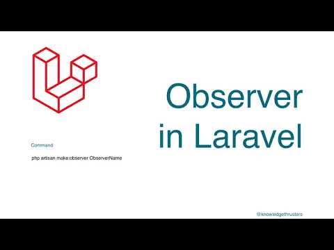 Observer in Laravel Part-2 | Laravel Tutorial - YouTube