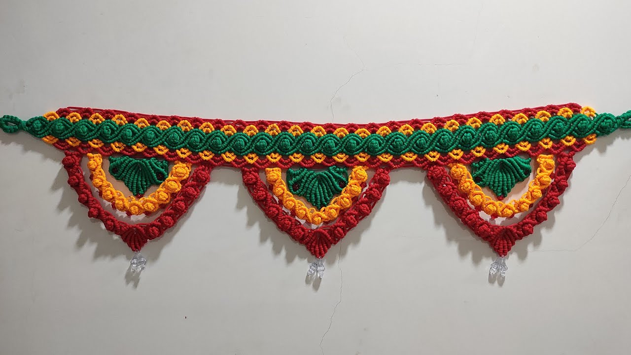 Macrame Toran #16 | DIY | One-stop Creativity - YouTube