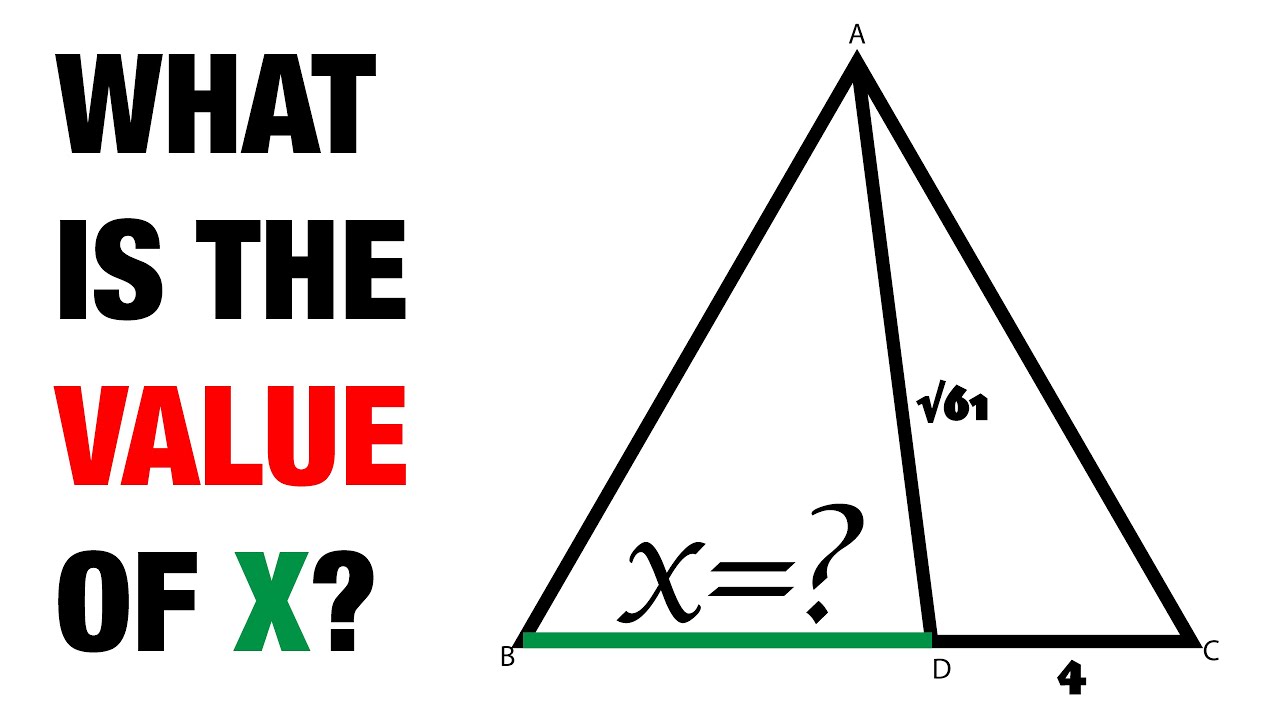 What is the value of x? | Special 30-60-90 Right Triangle | 8th Grade ...
