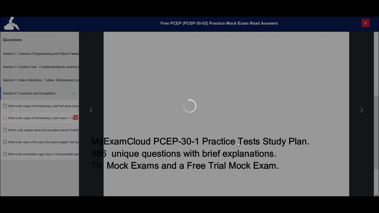 PCEP-30-01 Practice Tests - YouTube