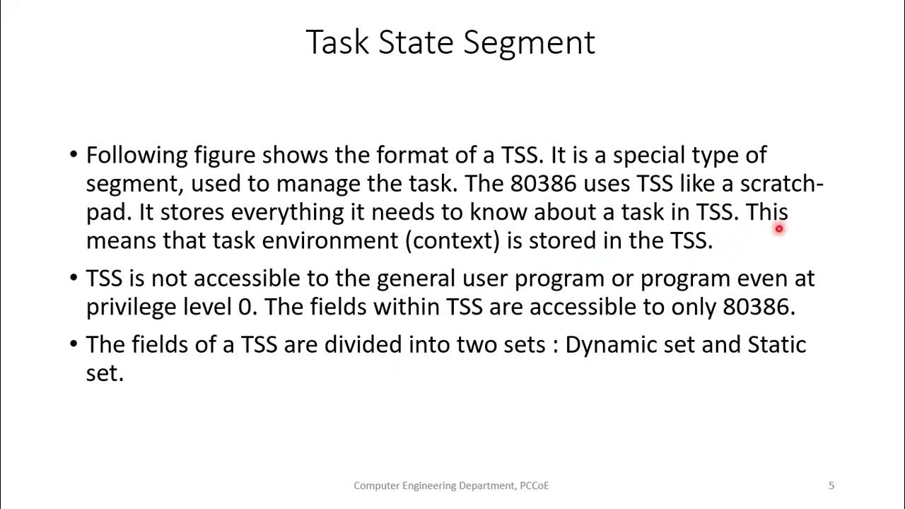Introduction to multitasking,task state segment - YouTube
