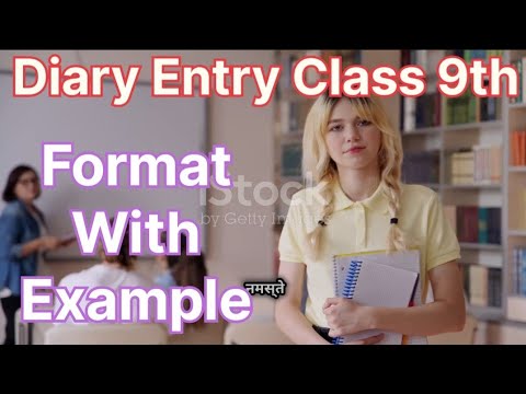 Diary Entry | Diary Entry Formats/English/Examples/Class 9th/10th/11th | Diary Kaise Likhte Hai ...