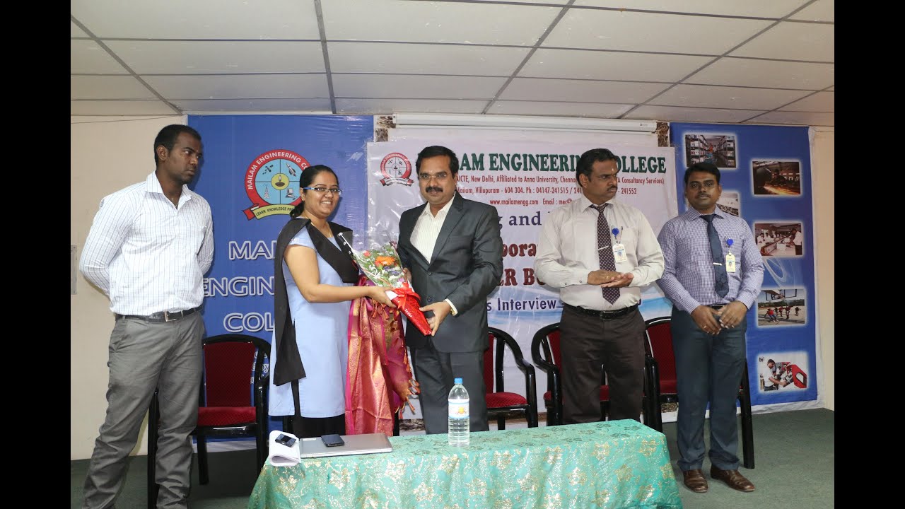 Mailam Engineering College - EATON Corporation, Puducherry On-Campus ...