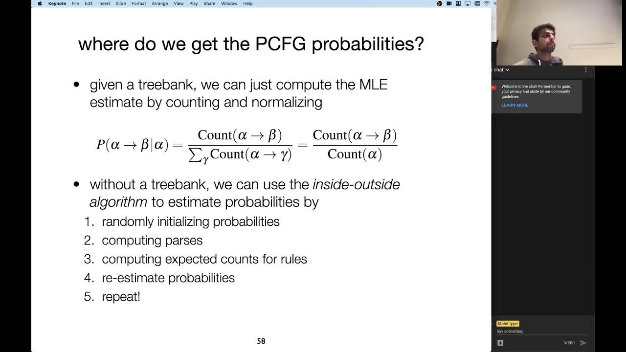 UMass CS685 S22 (Advanced NLP) #21: Syntactic parsing - YouTube