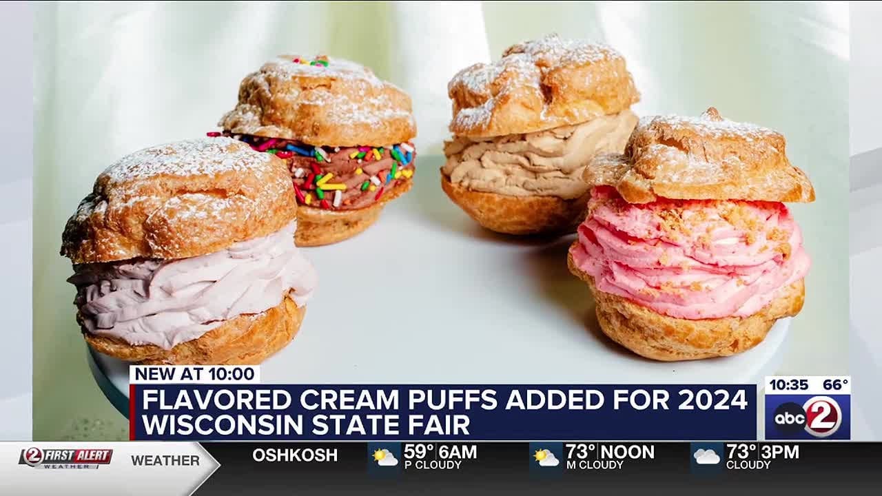 Wisconsin State Fair will have flavored cream puffs for the first time ...