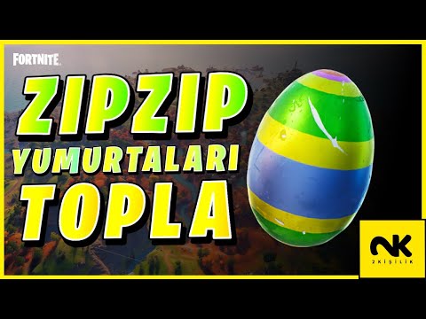 Adanın Dört Bir Yanında Gizli Zıpzıp Yumurtaları Topla - Fortnite 6. Sezon 3. Hafta Görevleri