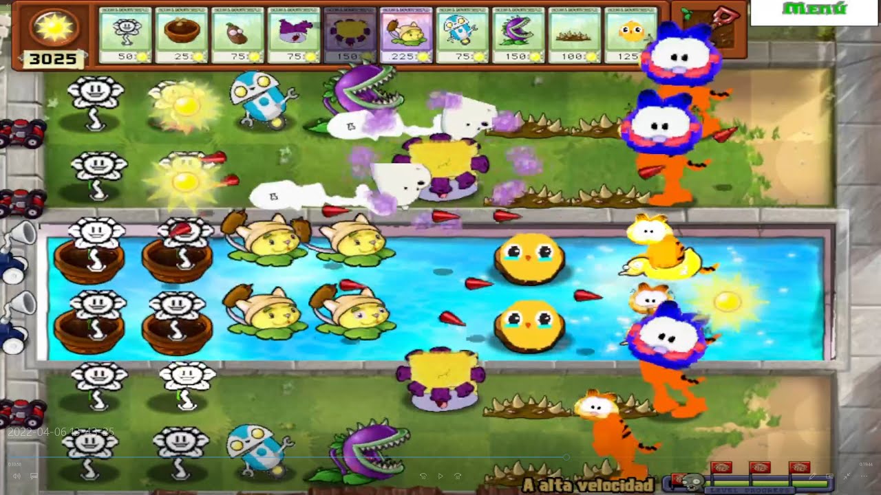 Plants vs Zombies Mod Plants vs. Garfield - Gameplay Walkthrough Part 4 ...