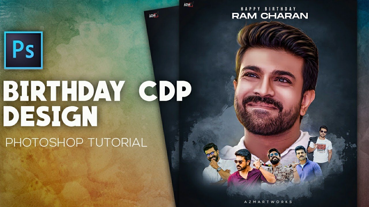 Birthday CDP Design Photoshop Tutorial How To Make Birthday Banner Birthday CDP Design Photoshop Tutorial How To Make Birthday Banner