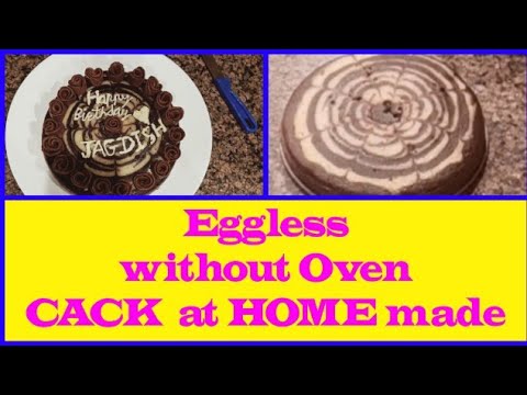 Eggless without oven cack at home made | Cooker cack recipe | No Egg no ...