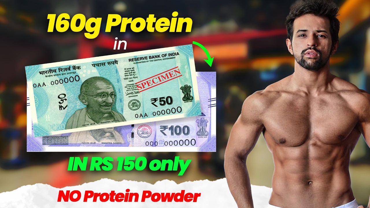 160g Protein in 150rs Low Budget High Protein Diet Plan - YouTube