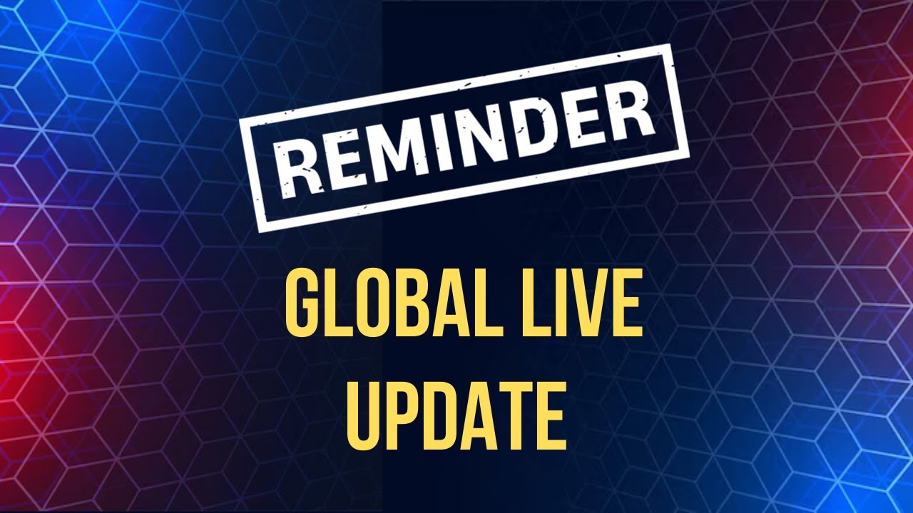 REMINDER GLOBAL LIVE UPDATE #ASHMUFAREH - YouTube