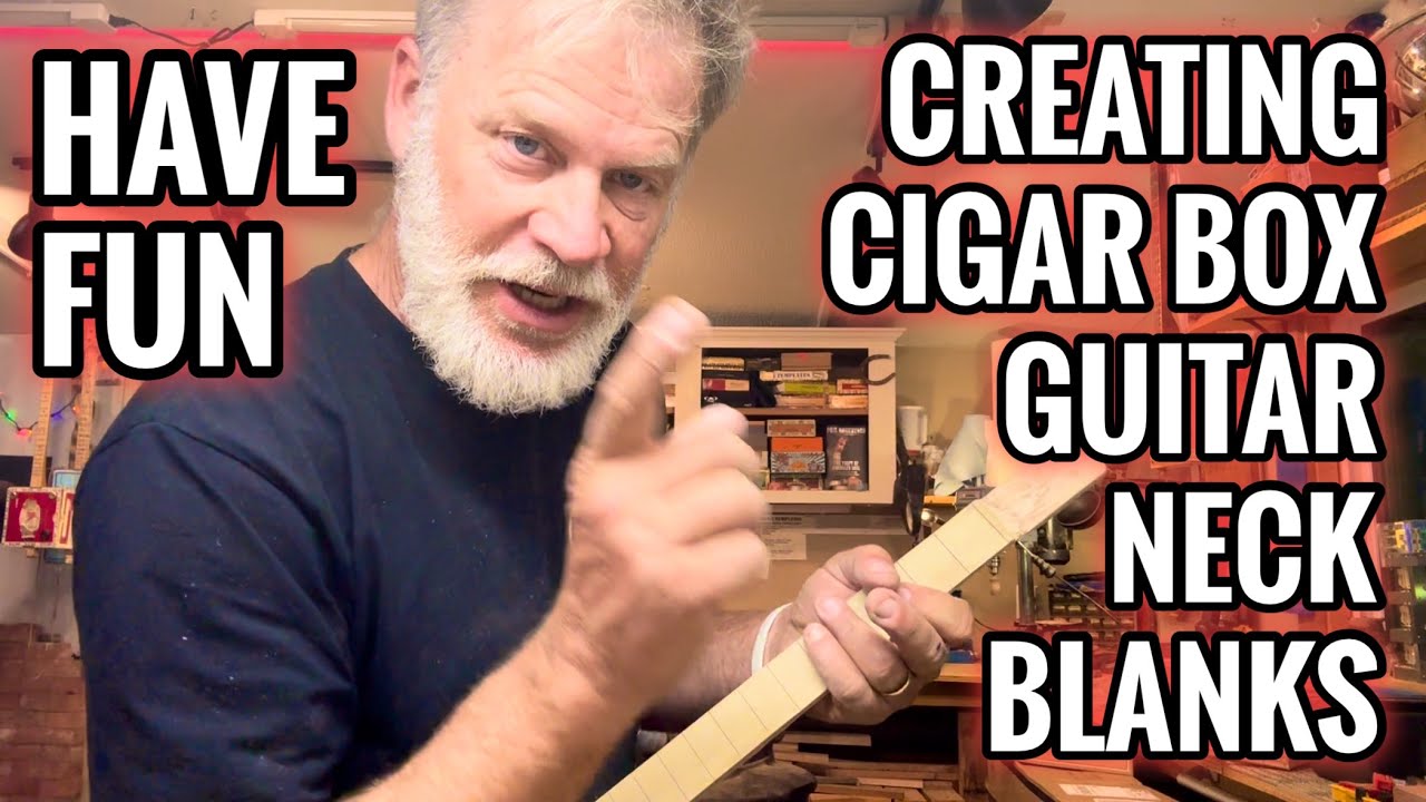 Cigar Box Guitar Neck Blanks - YouTube
