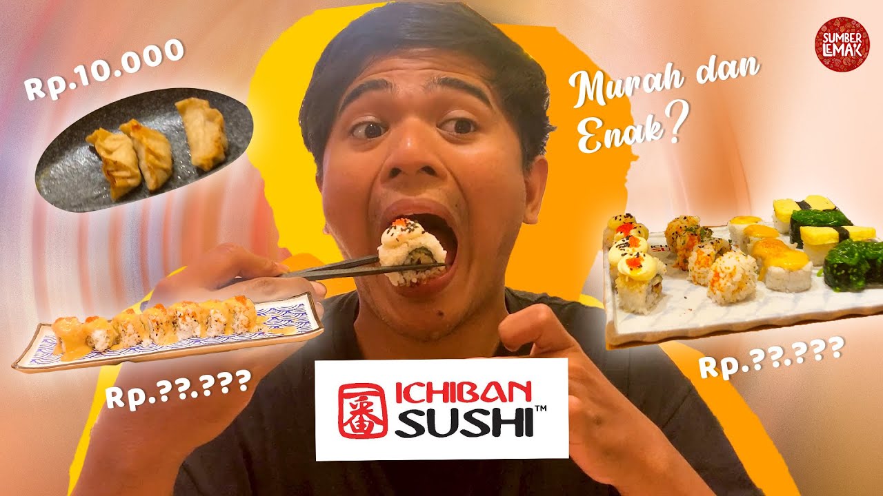 Review macam macam sushi di Ichiban Sushi - Margo City, Depok - YouTube
