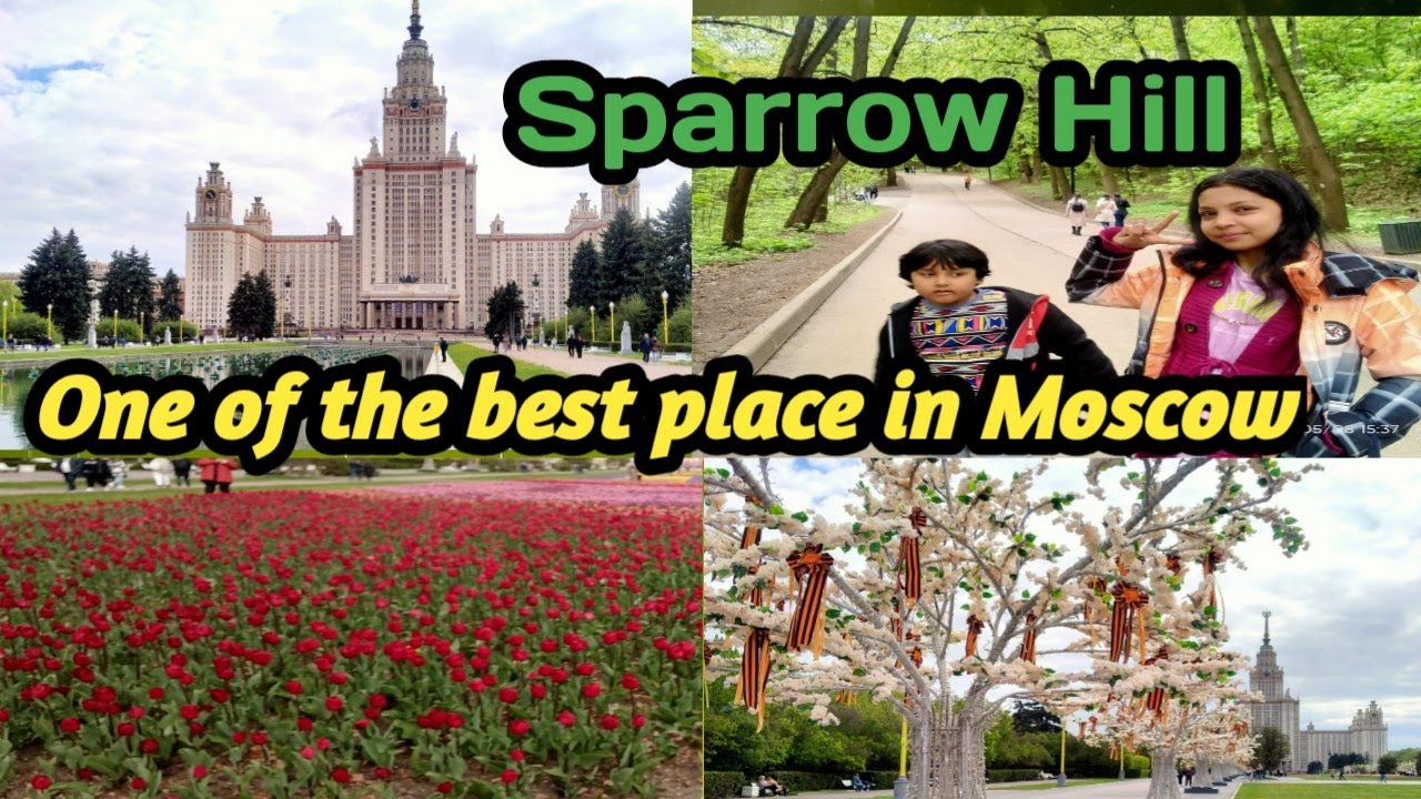 Best place in Moscow Sparrow Hills||Sparrow hills in Moscow||walk in ...