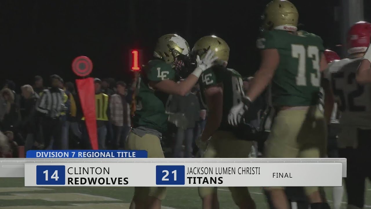 Jackson Lumen Christi topples Clinton in regional championship - YouTube