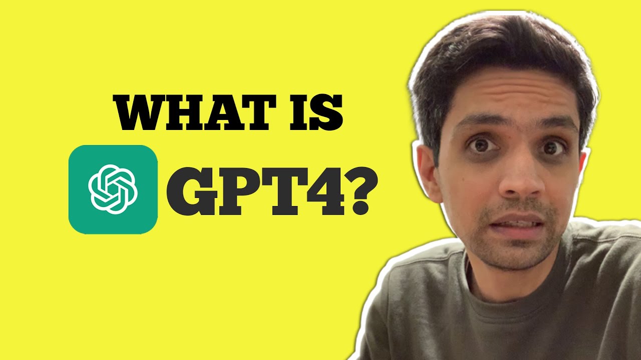 What is GPT4? Major Ai update just released - YouTube