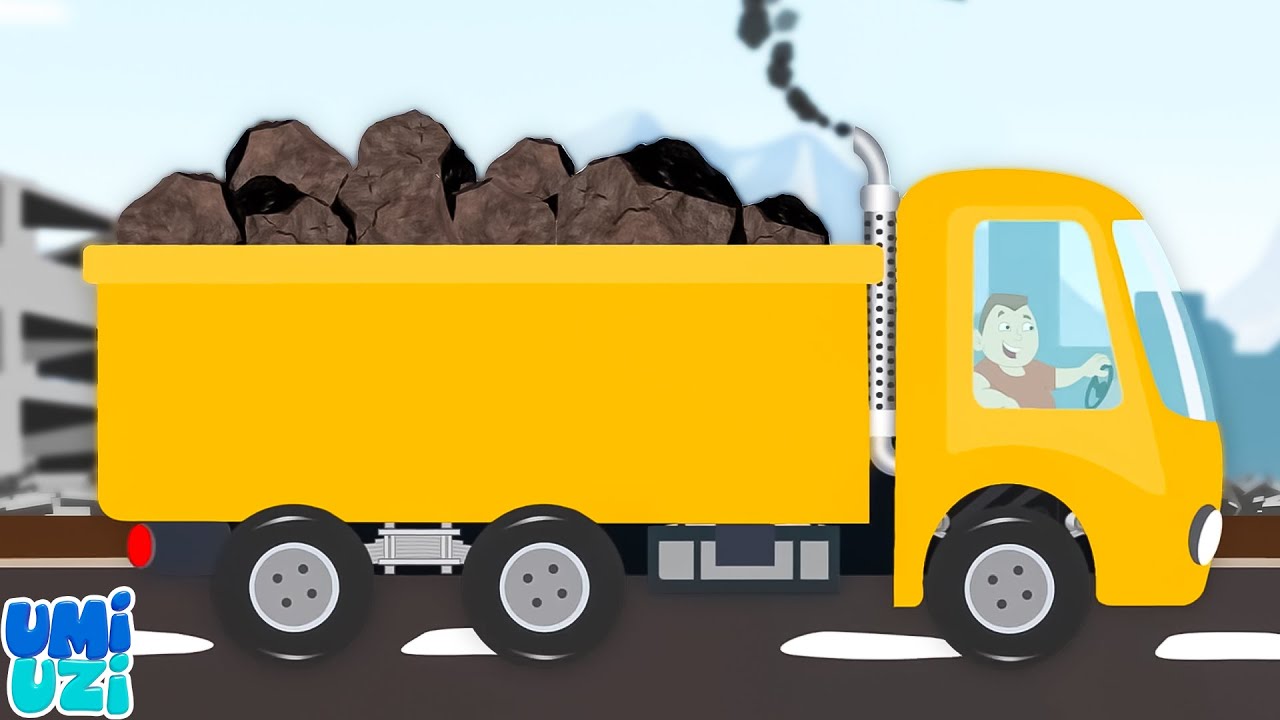 Dump Truck Formation Animated Cartoon Video for Kids - YouTube