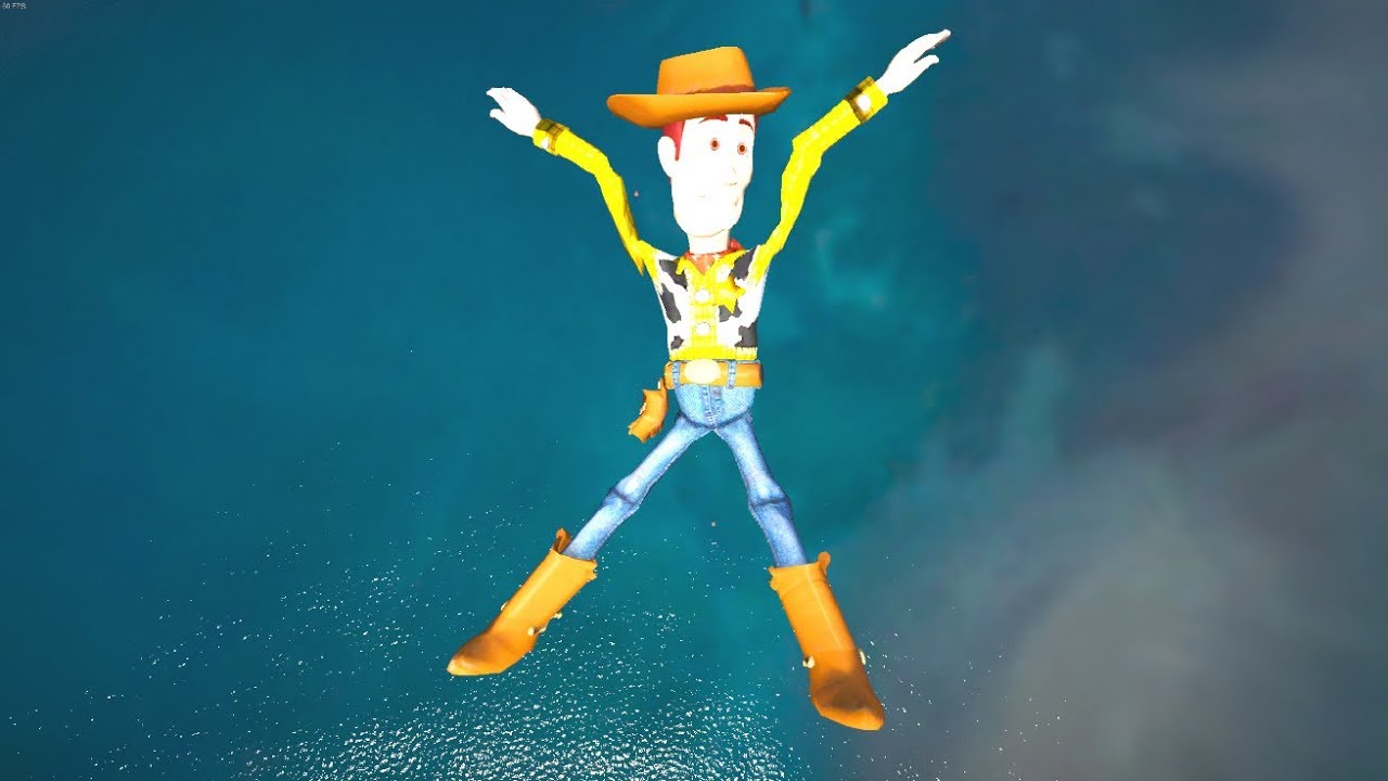 GTA 5 Water Ragdolls WOODY | Jumper/Falls vol.20 (Euphoria physics ...