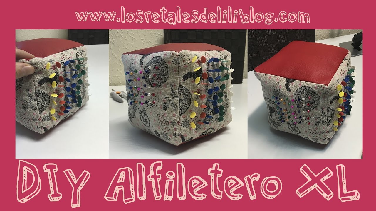 DIY Alfiletero Cuadrado XL - YouTube
