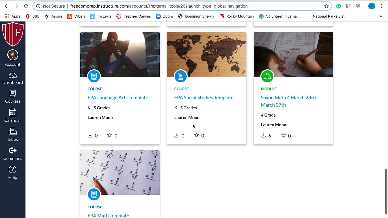 Canvas Commons and Templates Canvas Tutorial - YouTube