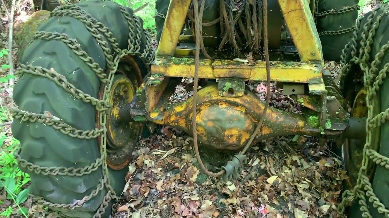 Checking Out a Homemade Skidder - YouTube