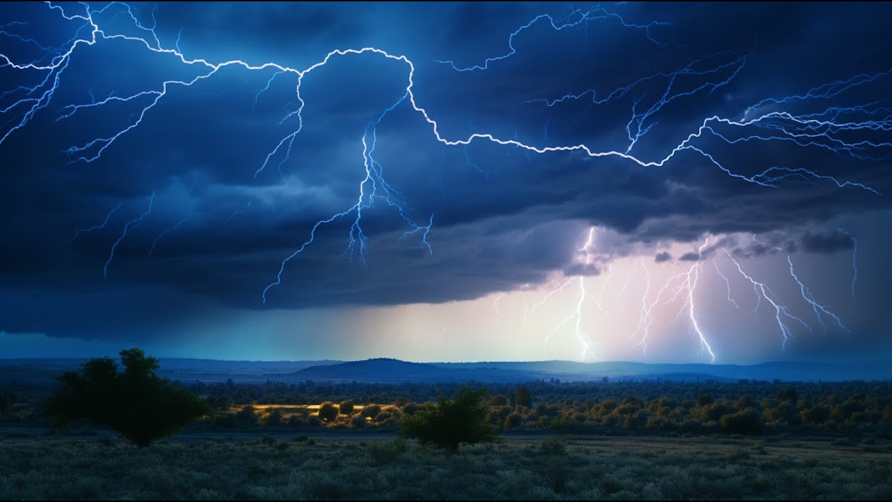 Heavy Thunderstorm Sounds | Relaxing Rain, Thunder & Lightning Ambience ...
