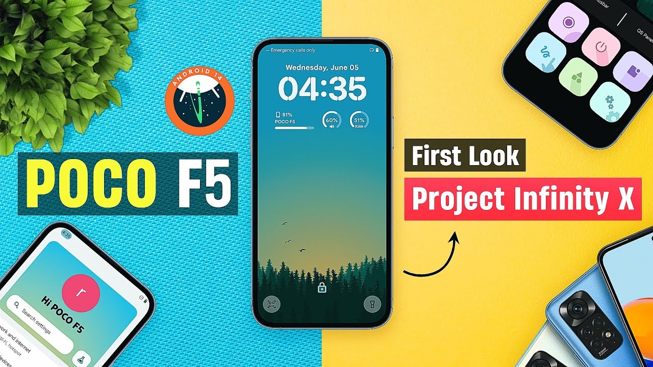 Project Infinity X 1.1 First Look on Poco F5 (Android 14) - YouTube
