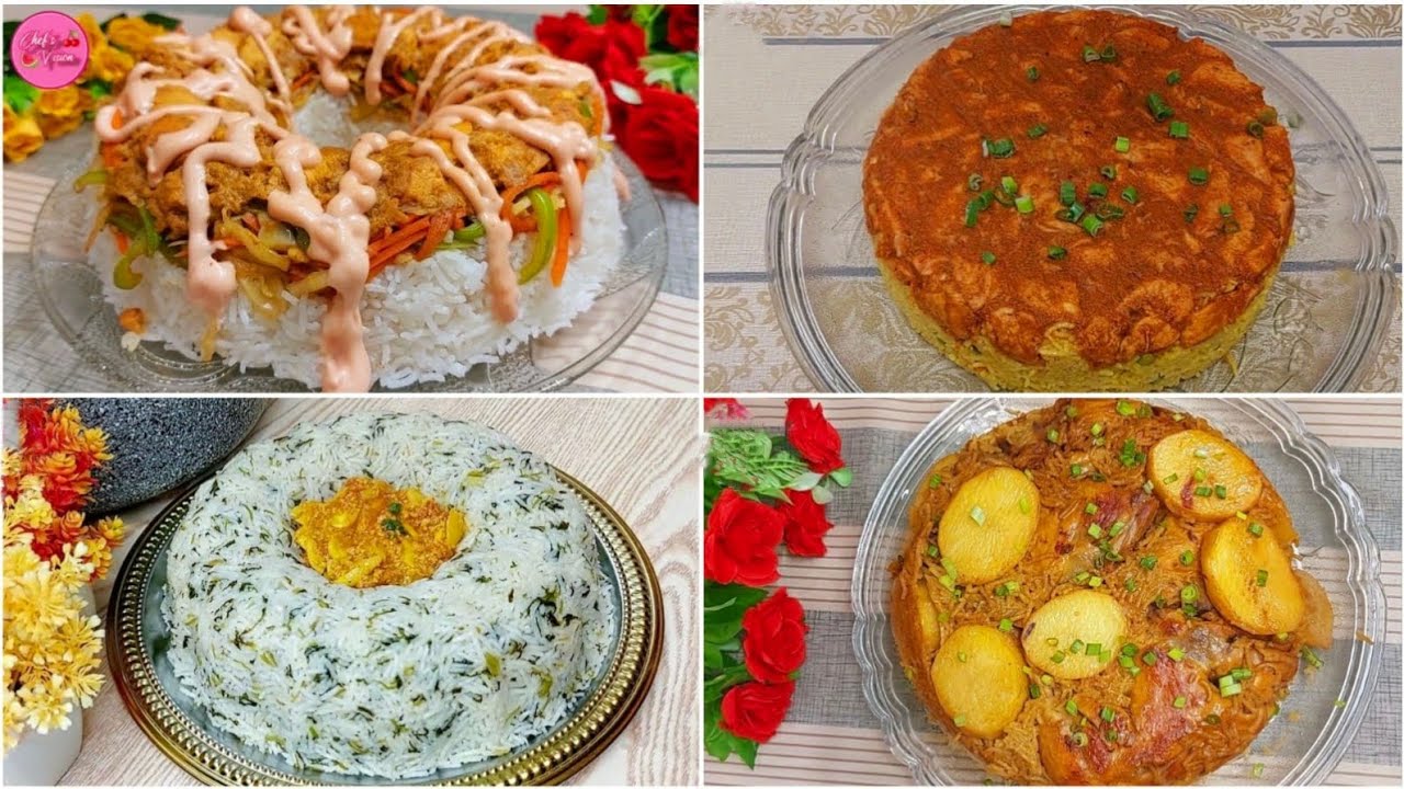 Rice in 4 amazing ways specially for Eid by Chef's Vision - YouTube