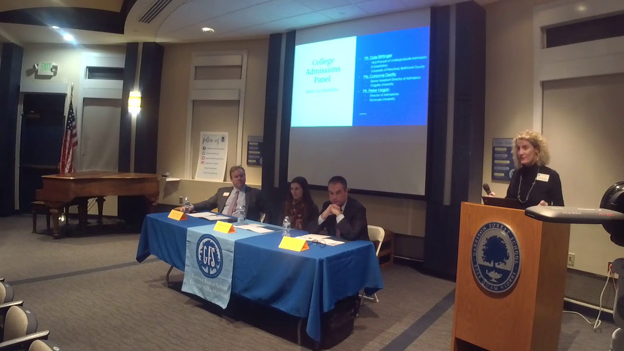 College Night Admission Panel - YouTube