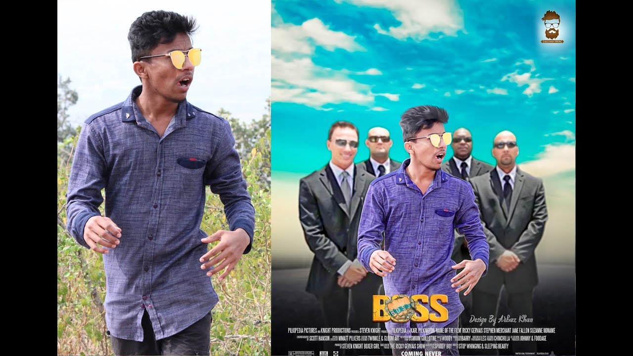 Boss Poster | Photoshop Manipulation Tutorial | Cinematic Effects - YouTube