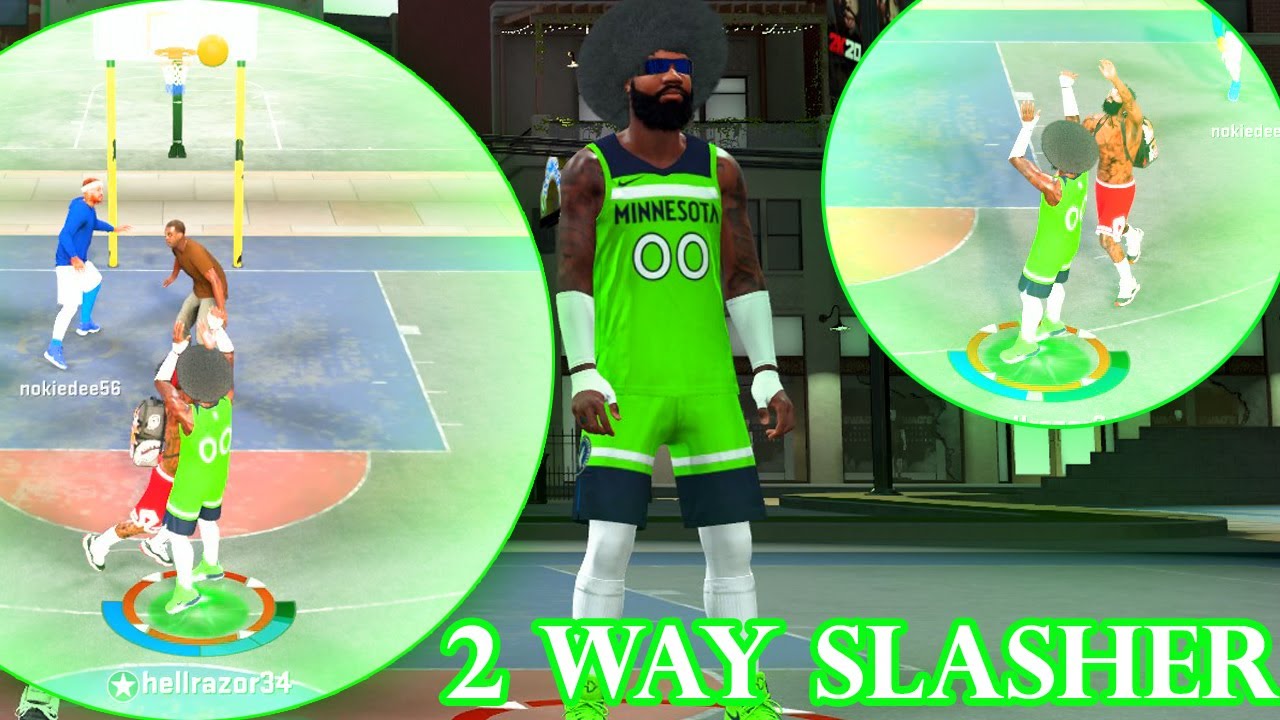 Nba 2k20 My 2 way slasher does everything - YouTube