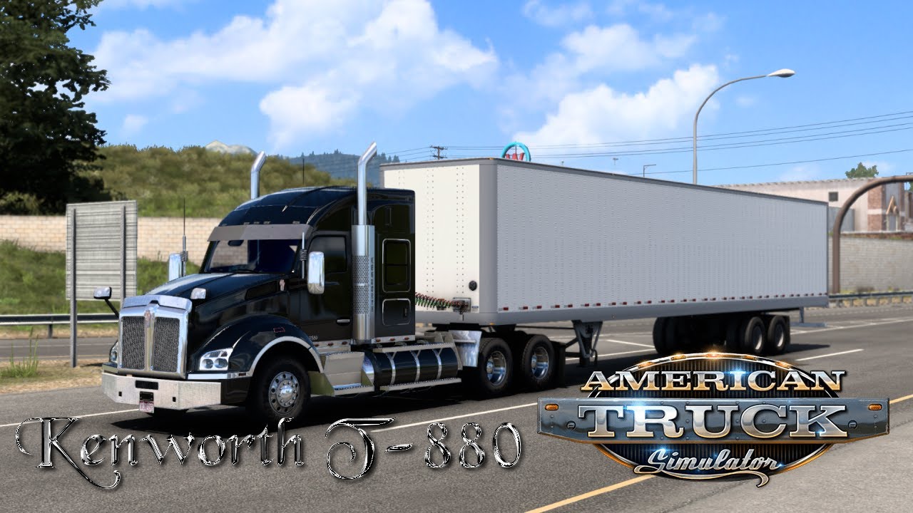 ATS Mod Spotlight - Kenworth T-880! - YouTube
