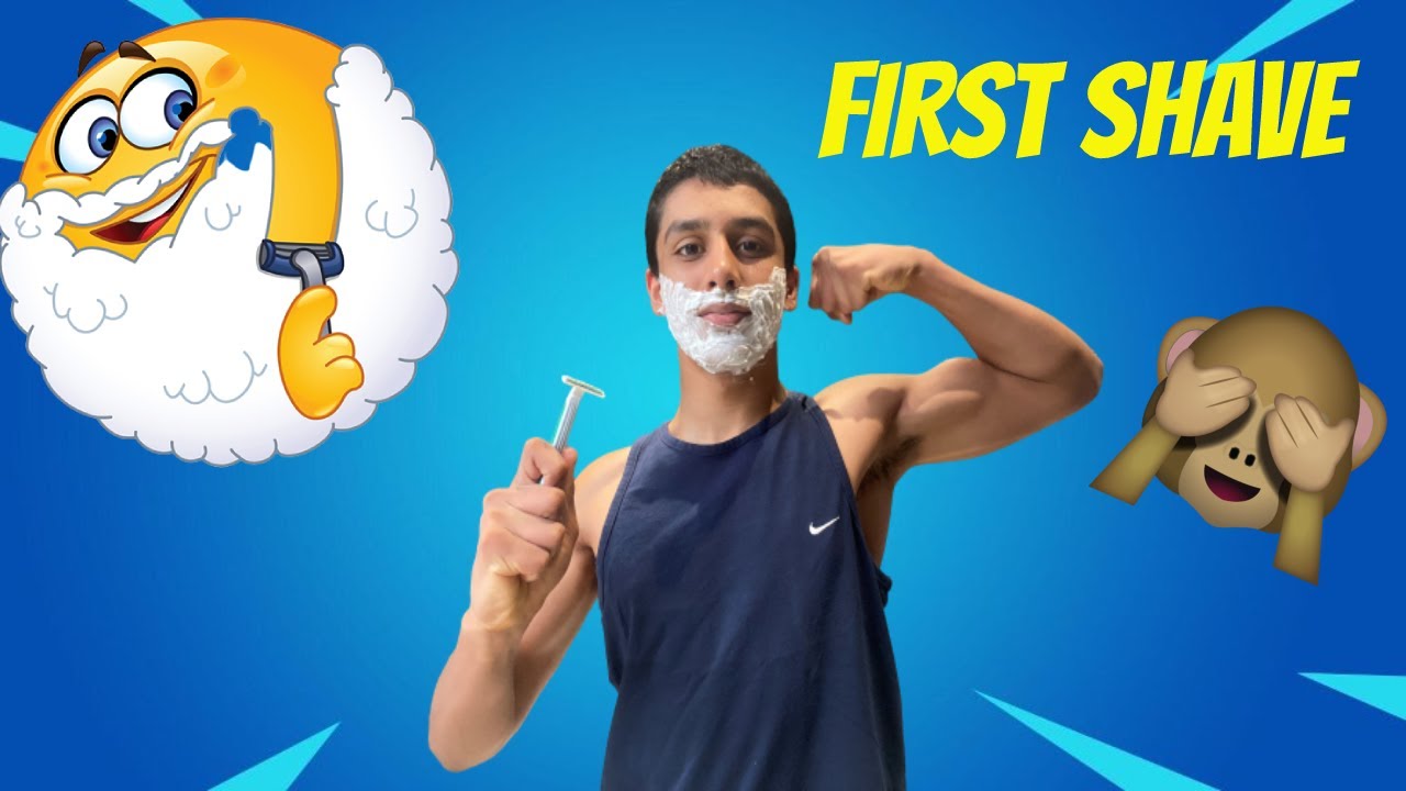 My First shave! - YouTube