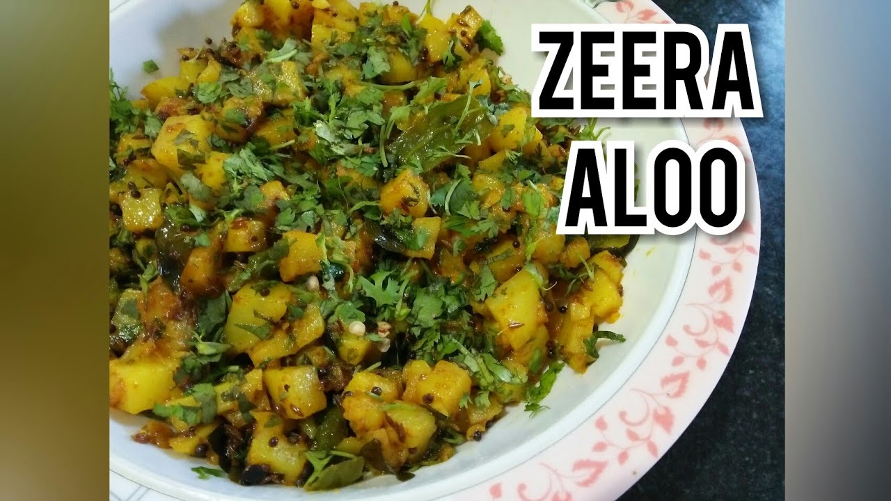 Easy Zeera Aloo Recipe #malika's kitchen - YouTube