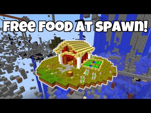 I Built a Farm In The Middle Of Spawn on 2b2t - YouTube