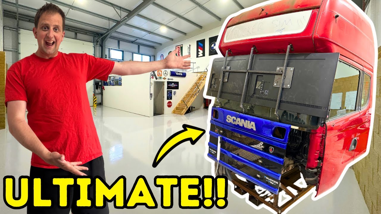 BUILDING A FULLY WORKING TRUCK SIMULATOR USING A SCANIA CAB | # ...